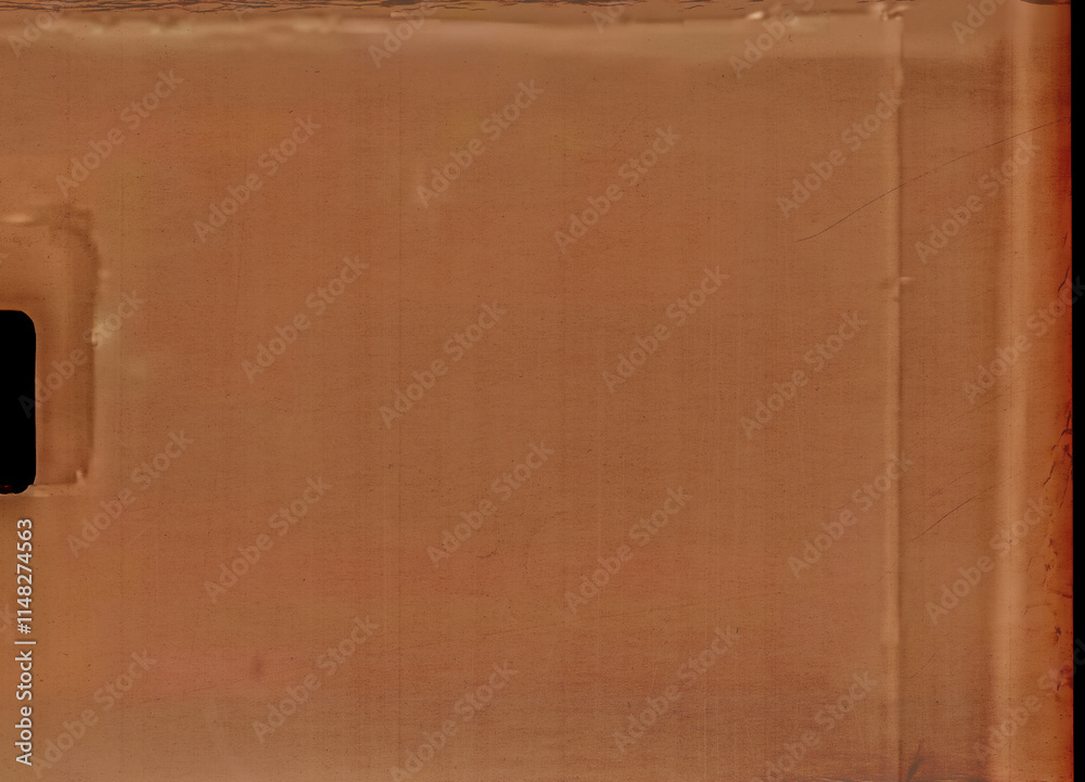 scan of empty super 8mm film frame with dust and scratches, cool film ...