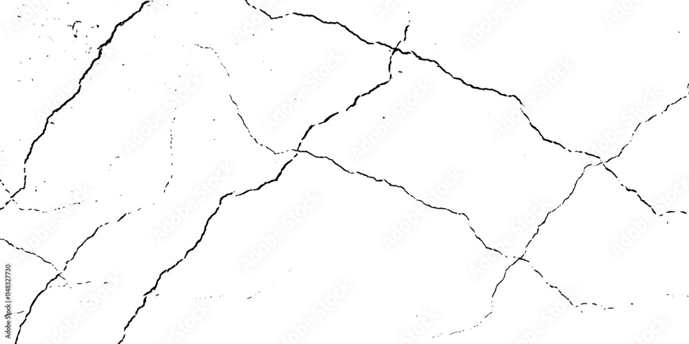 Vector Transparent background of cracks, lines, dry cracked earth ...