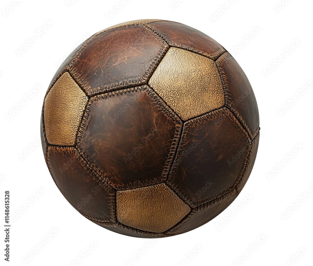 Isolated Vintage Football isolated on white or transparent background ...