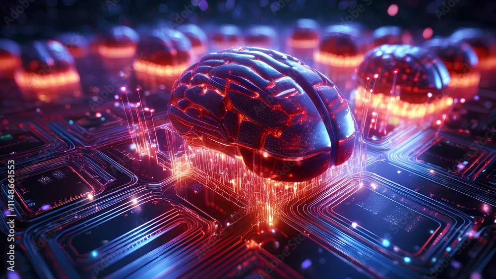 Elements of artificial intelligence, biotechnology and machine learning. Neural circuit and ...