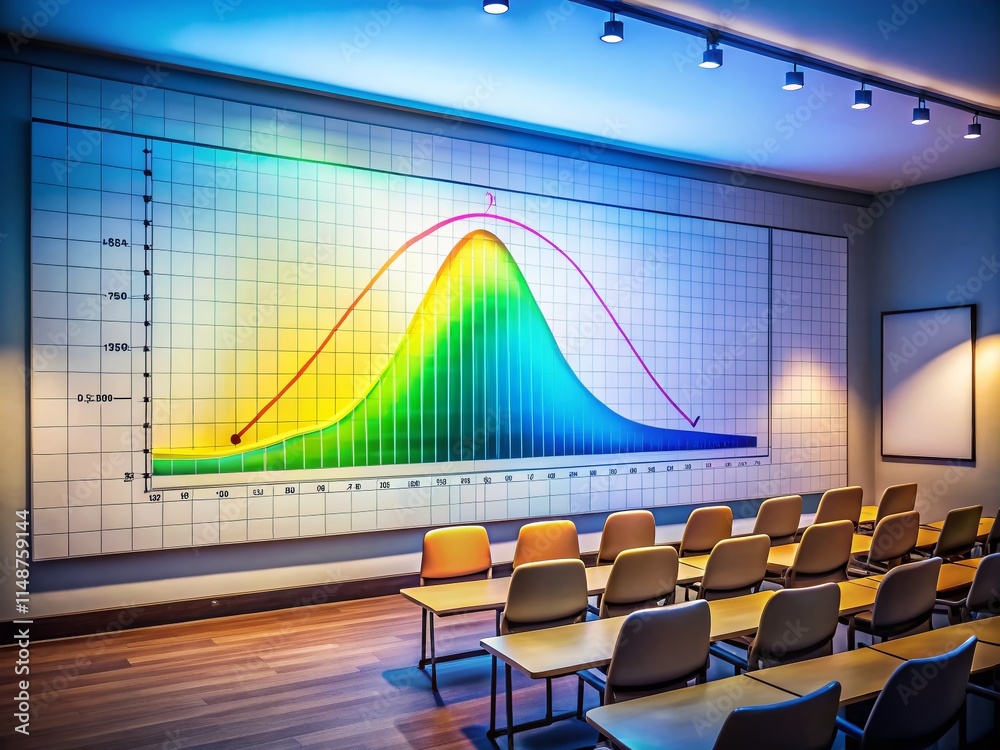 Bell Curve Graph: Data Visualization of Normal Distribution in ...