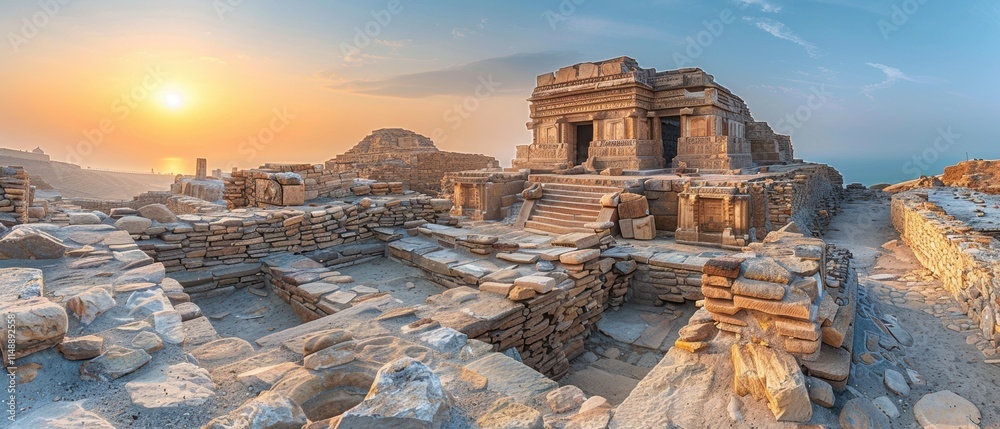 Sunrise at Mohenjo daro Ancient Indus Valley Ruins Archaeology History ...