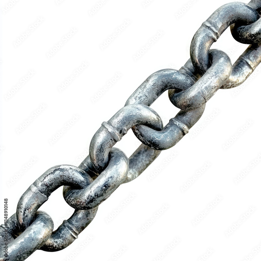 A locked chain against a white background, a clipart image transparent ...