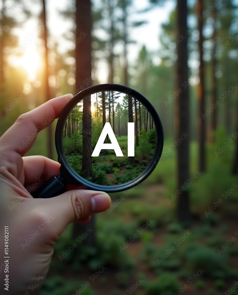 Stock-Foto „AI-powered image recognition technology, illustrating the ...
