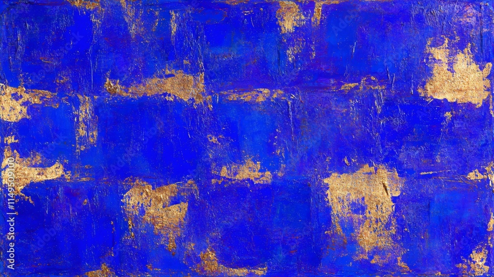 Abstract Blue Gold Texture Background AI Art Stock Photo | Adobe Stock