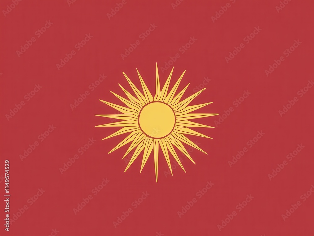Image of the historical flag of the Kingdom of Kartli, showcasing a ...