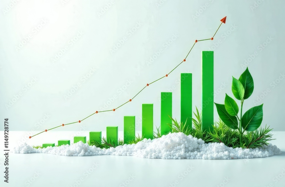 Digital dashboard showing ESG performance metrics on a tablet ...