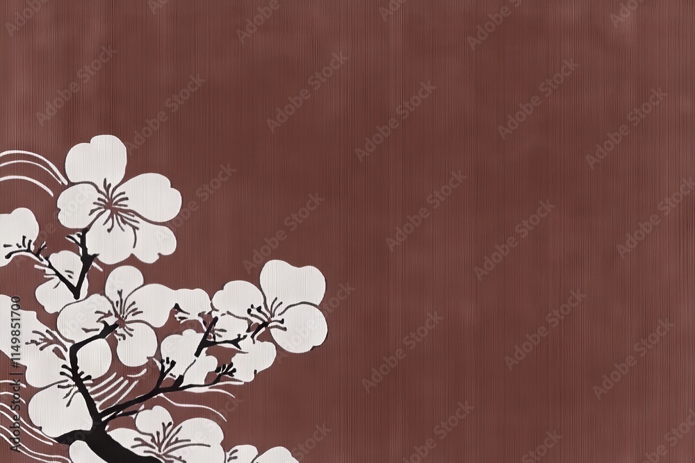 PANTONE 17-1230 Mocha Mousse Japandi Minimalist Wallpaper Design Stock ...