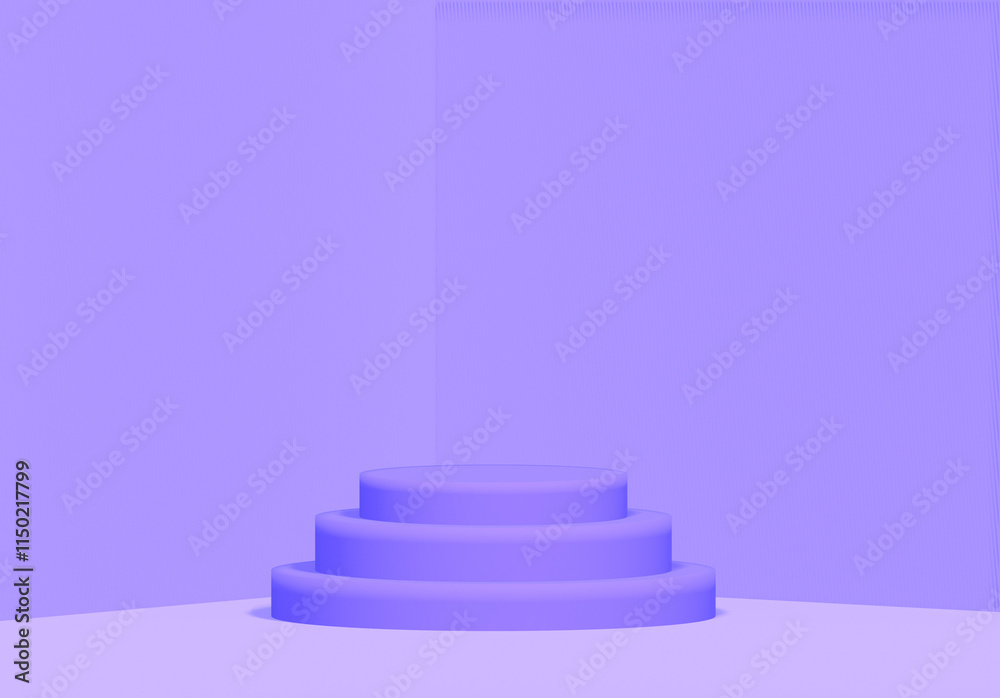 Podium display background Empty room interior product design square ...