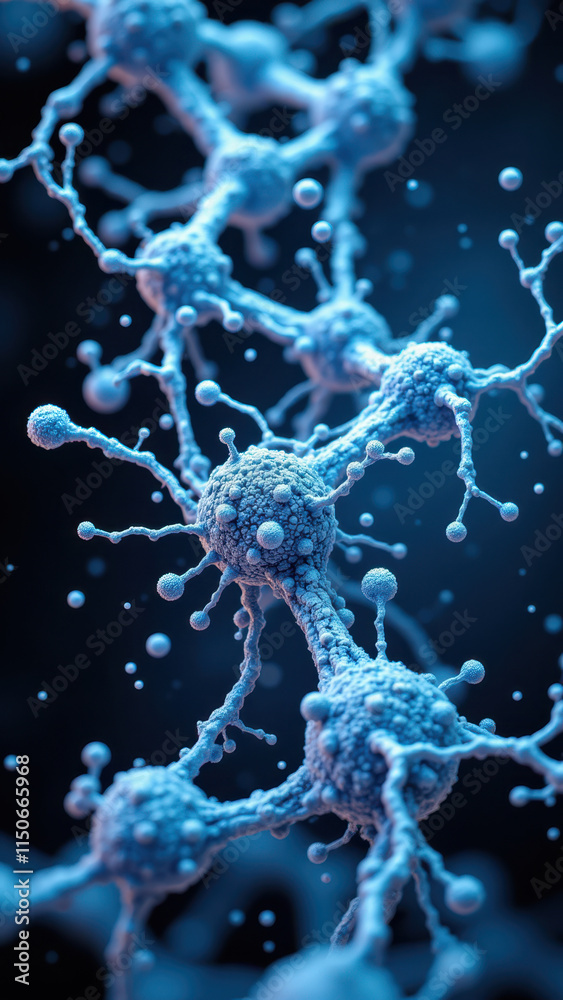 SEM images showing human cells treated with Semaglutide medication ...