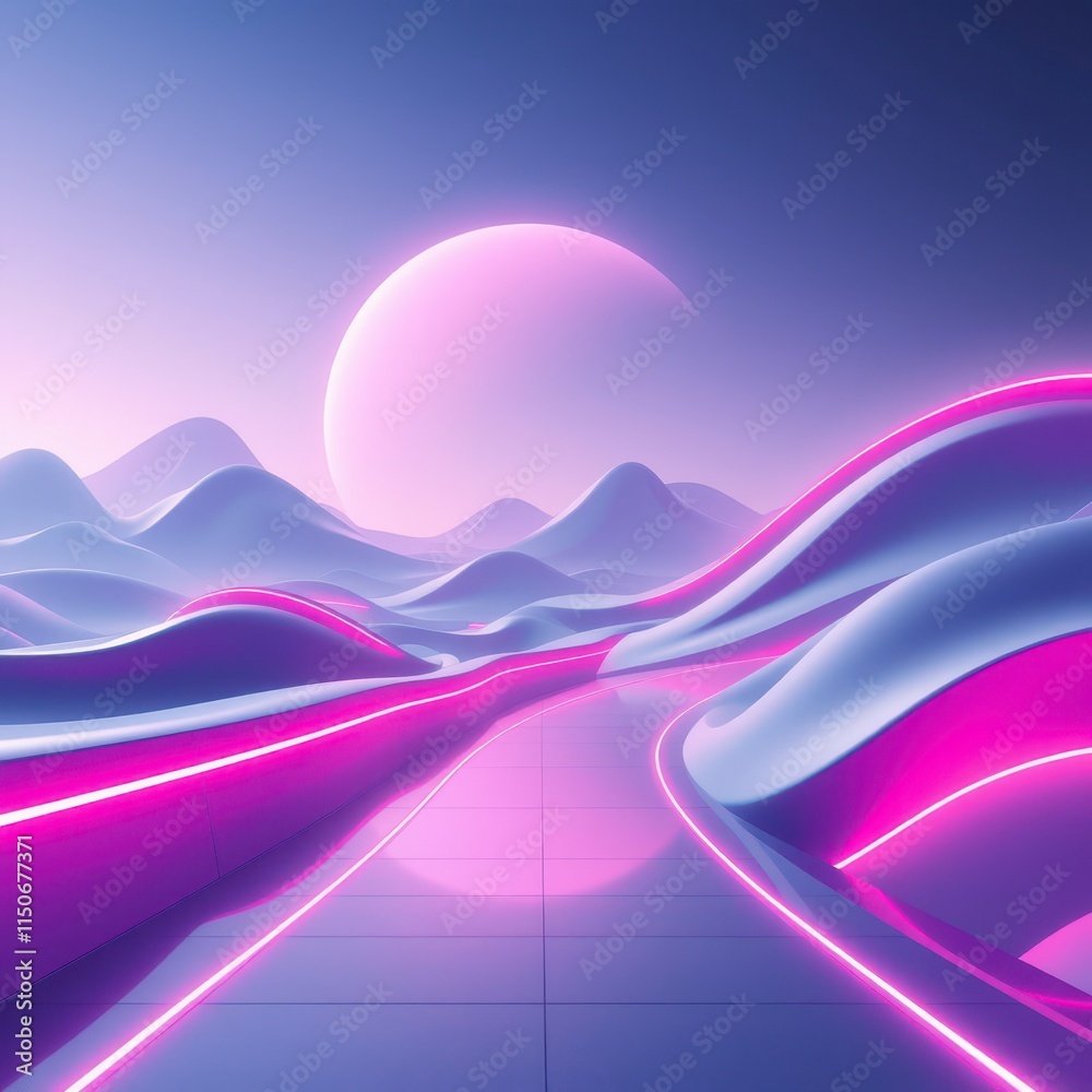 Business Background with Wave and Stripe Design Elements, wave pattern ...