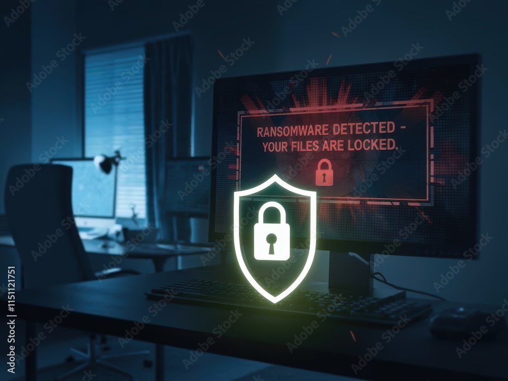 Data Protection And Internet Security Visuals Including Encrypted Storage Firewalls Online