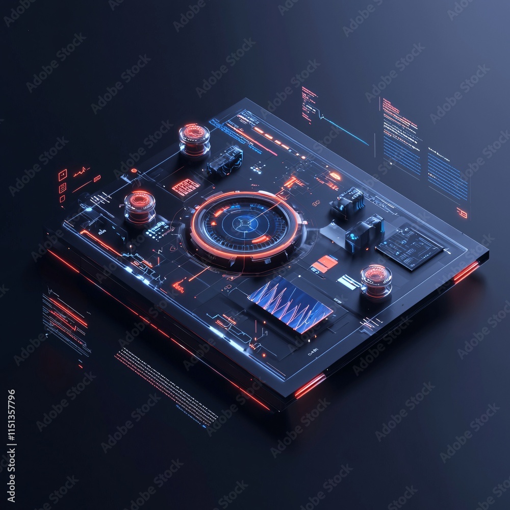 An intelligent monitoring system tracking real-time health vitals, bold ...