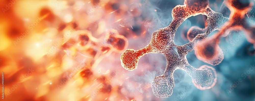 Chronic Obstructive Pulmonary disease idea. Abstract representation of ...