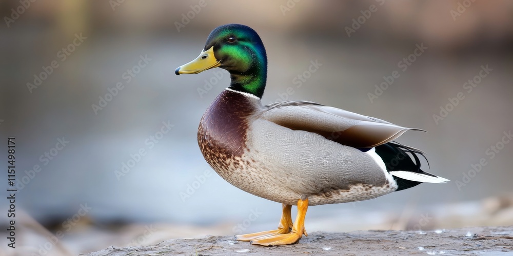 The mallard duck is a versatile dabbling duck, commonly observed in ...