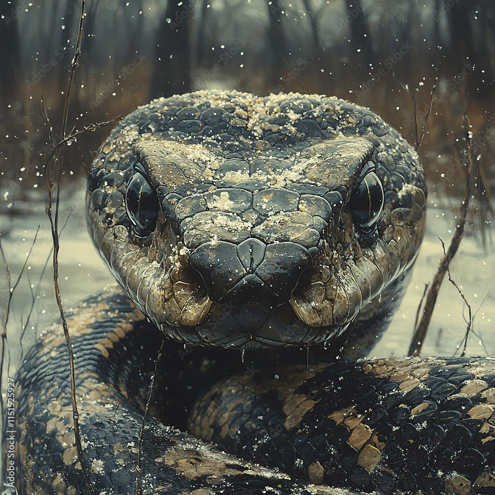 snake, reptile, serpent, slither, scales, fangs, venom, coil, hiss ...