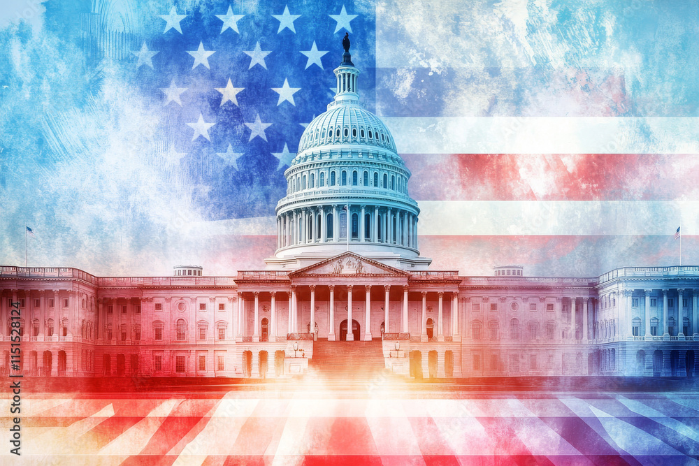 Presidential inauguration 2025 usa 20 january banner design template ...