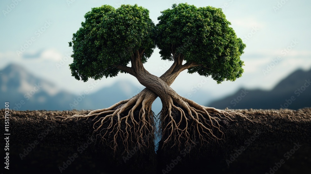 Explore the profound symbolism of interconnectedness with this artistic ...