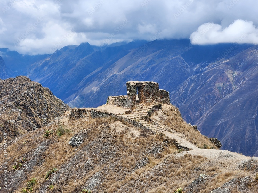 Foto de Stock Peru, Cusco region. Historical landmarks of ancient Inca ...