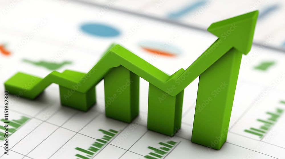 Stock market board displaying significant gains, reflecting investor ...