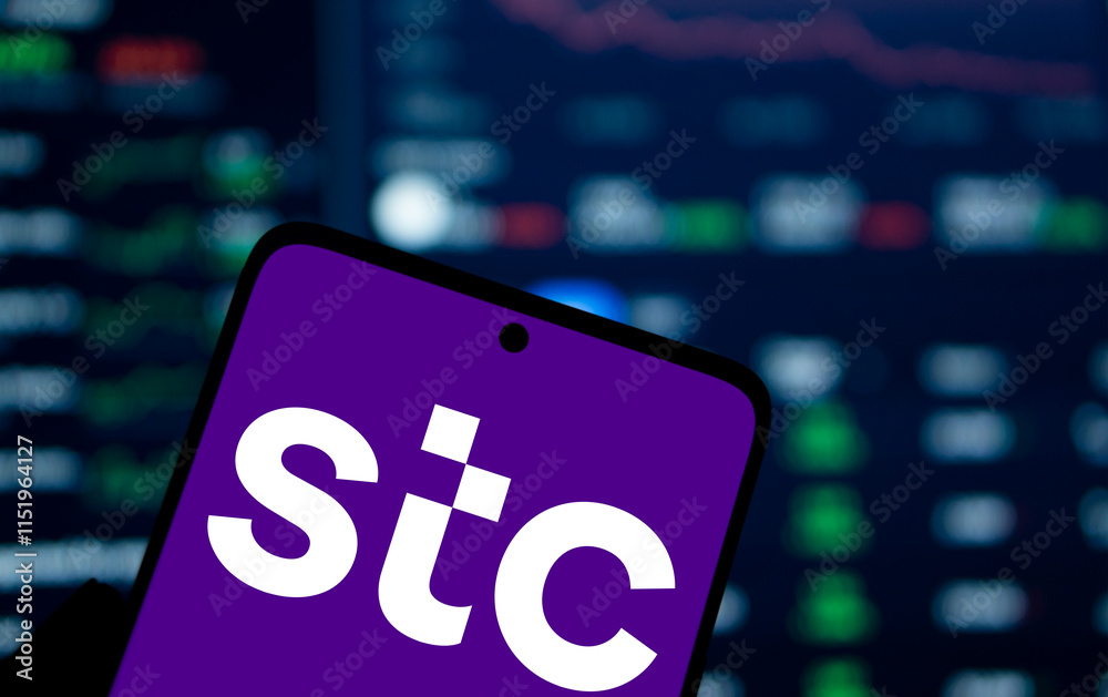 Dhaka, Bangladesh- 23 Dec 2024: STC logo is displayed on smartphone ...