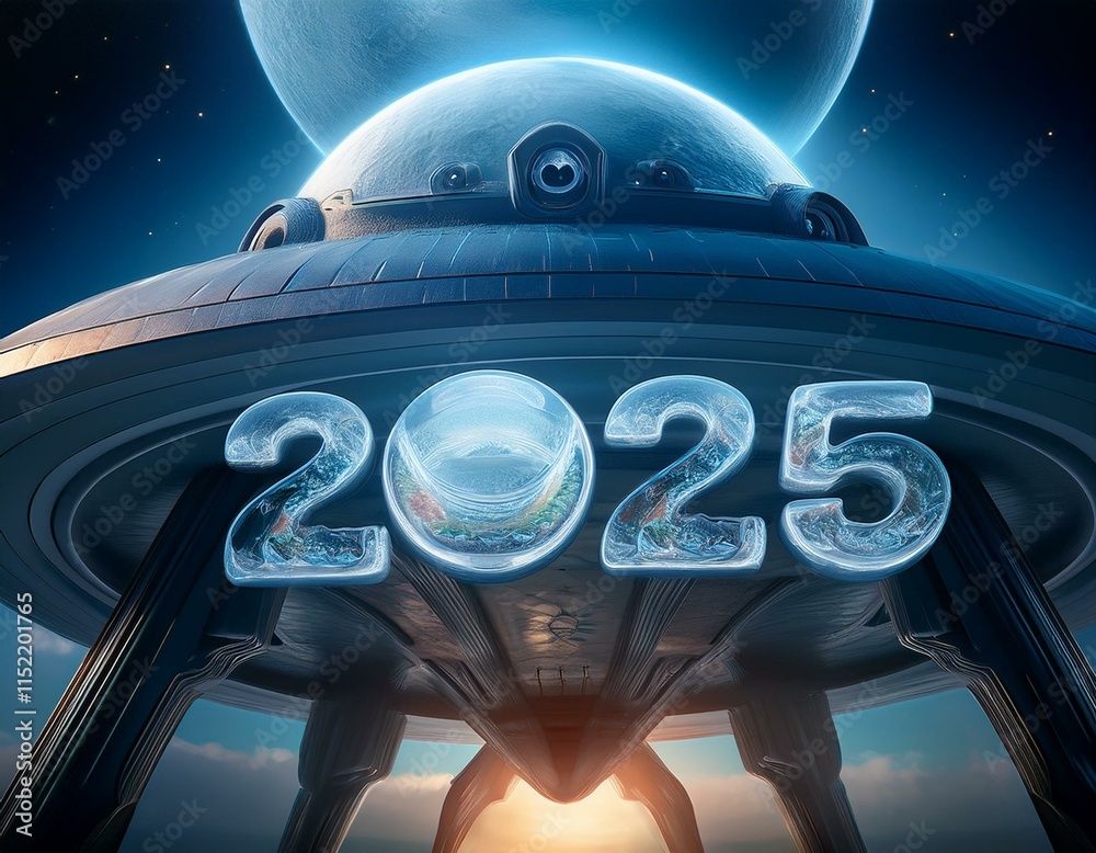 It contains images with the number 2025 and various scenes related to ...