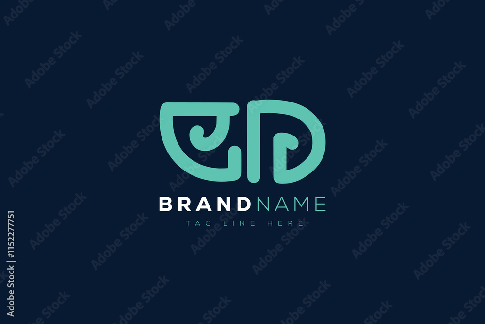 E and D logo design. ED abstract Letters Logo Monogram. This logo ...