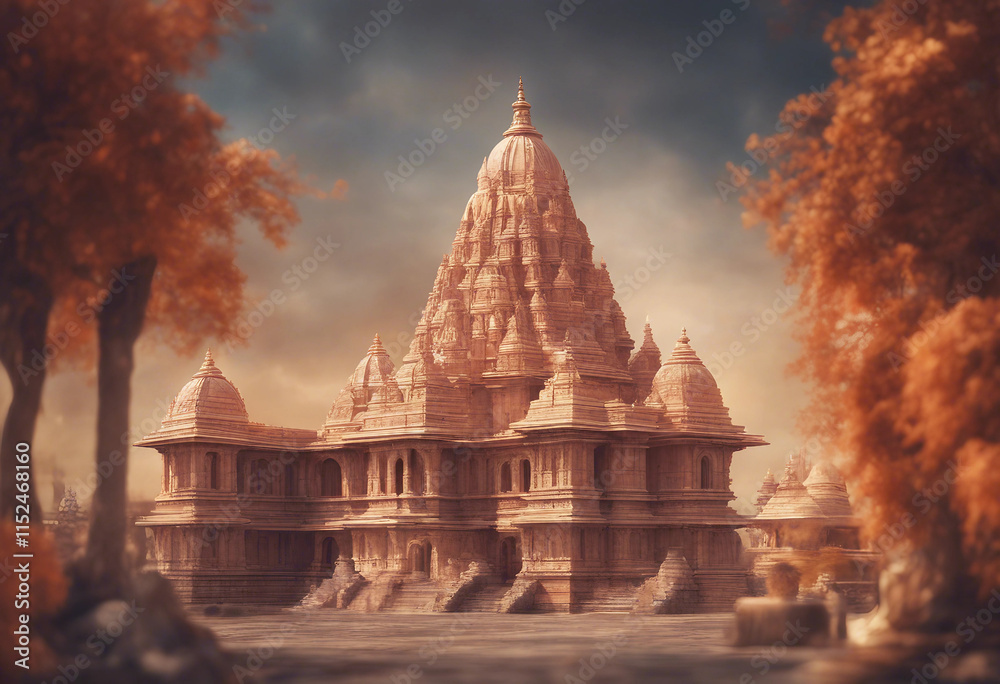 Shri Ram Mandir Temple in Ayodhya birth place Lord Rama 22nd January f ...