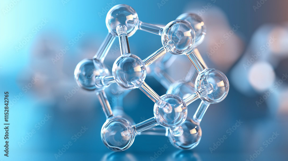 molecule with carbon, hydrogen, and oxygen atoms connected by ...