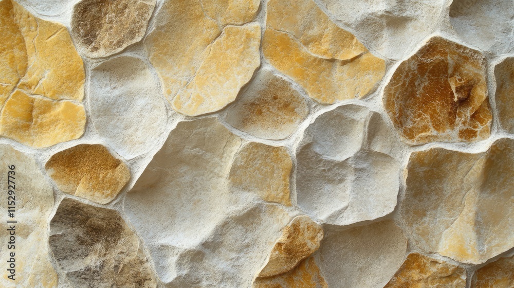 Yellow coquina masonry stone texture with a natural concrete finish ...