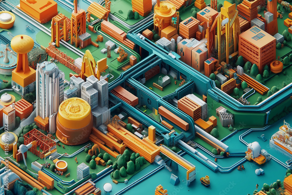 Intricate global value chains connecting manufacturers, suppliers, and ...