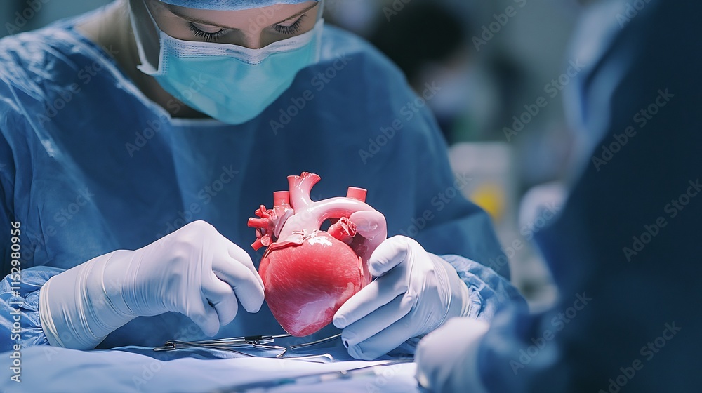 Pediatric Cardiothoracic Surgeon performing complex surgeries the heart ...