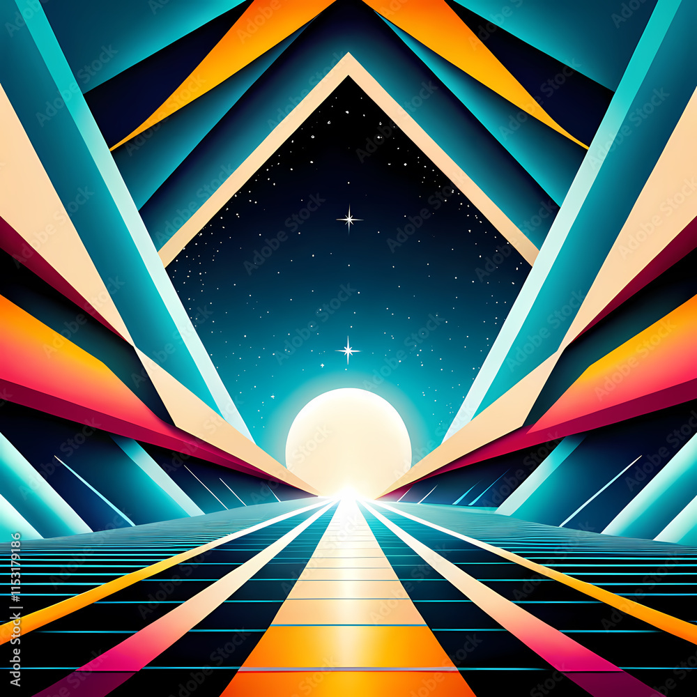 Coastal Curve Art Vector Wave Illustration with Smooth Lines, Pattern ...