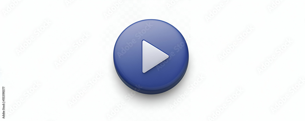 Play Button, A Simple, Circular Design Element for Digital Interfaces ...