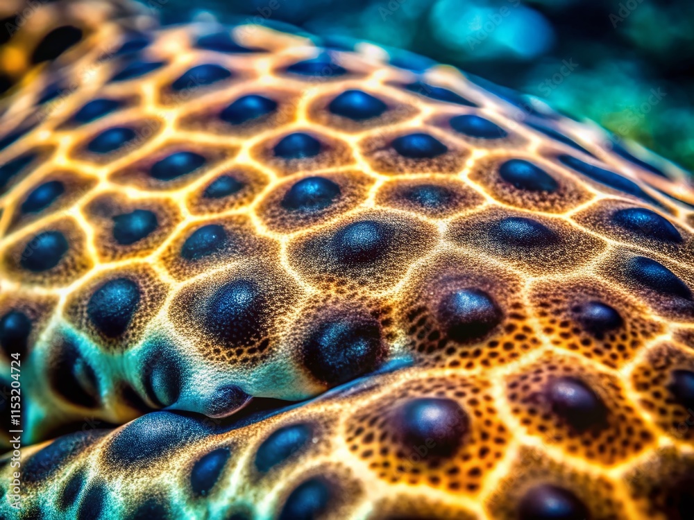 Macro Photography: Leopard Shark Skin Texture, Close-up Detail of Zebra ...