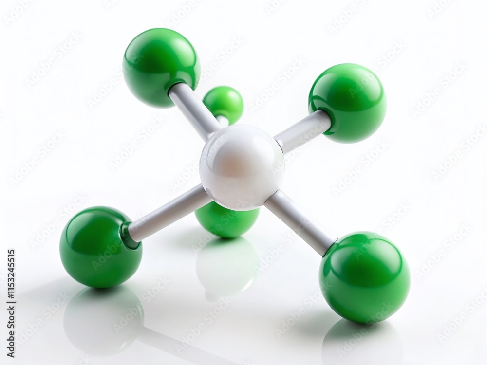 Minimalist Sodium Chloride Molecule: NaCl Salt Structure, Chemical ...