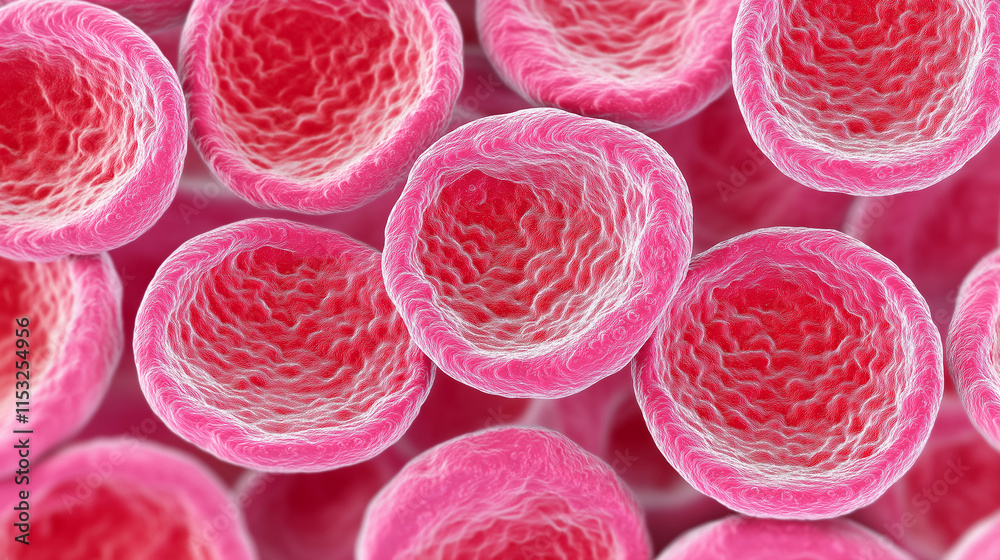 Iron deficiency anemia symptoms. Red blood cells affected by iron ...