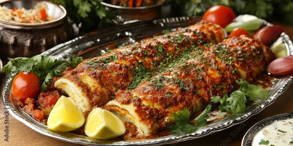 Delicious Turkish food, beyran, is a traditional dish known for its ...