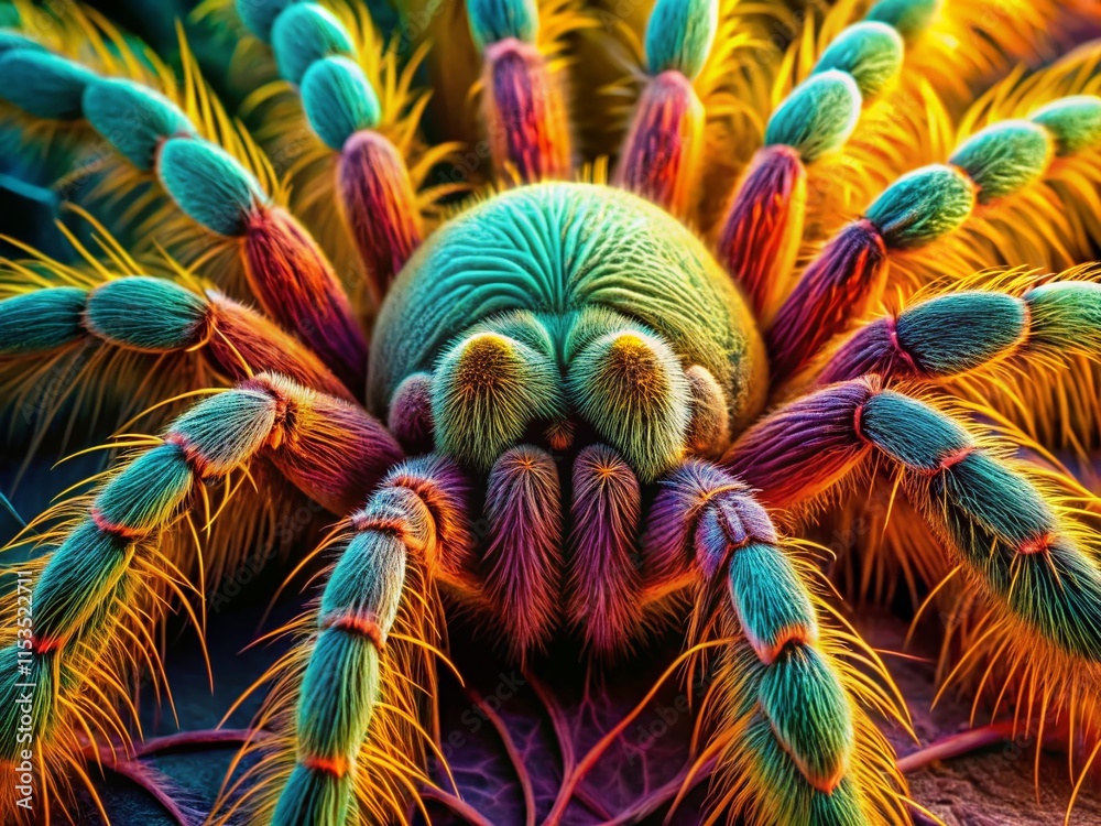 Microscopic Tarantula Hairs: Long Exposure Scanning Electron Microscopy ...