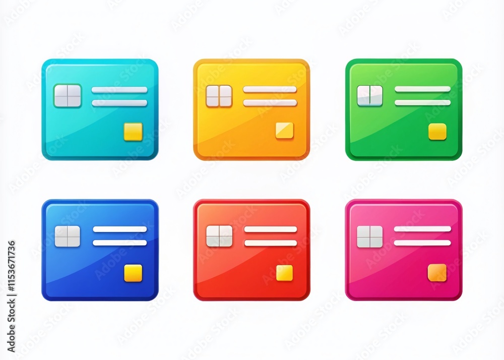 Credit card payment icons, strategically placed using the rule of ...