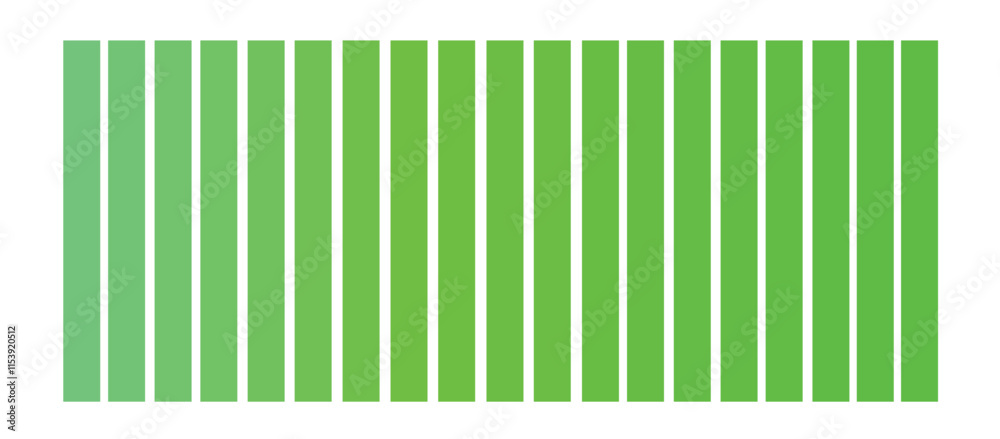 Green Color Shades Swatches Palette Stock Vector | Adobe Stock