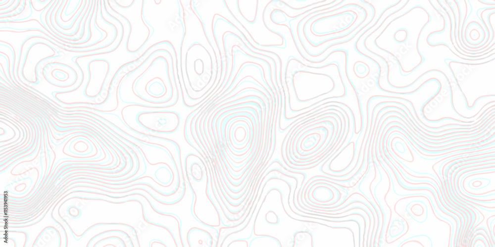 Abstract topographic contours map background. Panorama view gradient ...