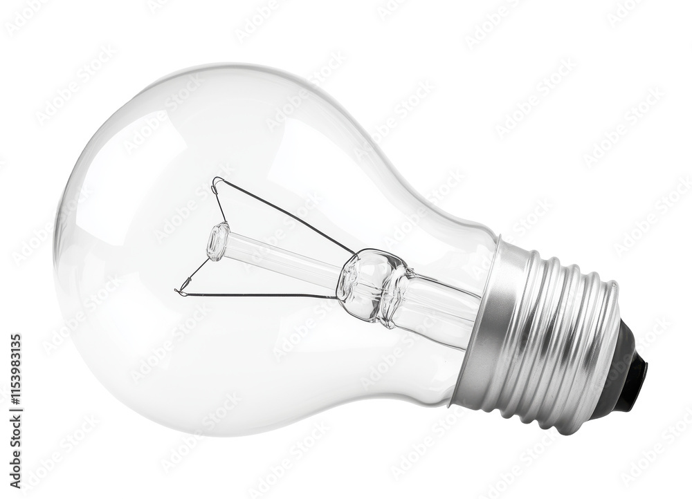 Light bulb isolated on white background png transparent clipart. Stock ...