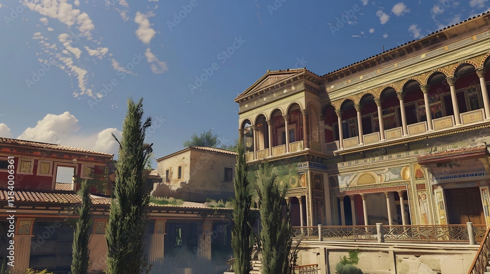 Majestic representation of Greek civilization focusing on the Byzantine ...