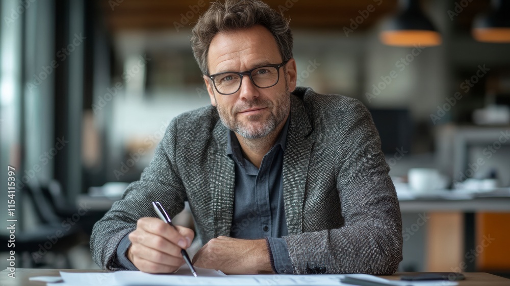 Foto de Stock realistic photos of architects with codes and regulations ...