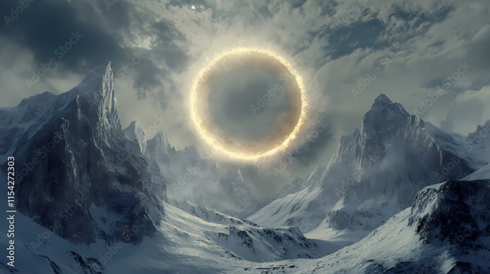 Captivating halo phenomenon, a breathtaking optical illusion ...