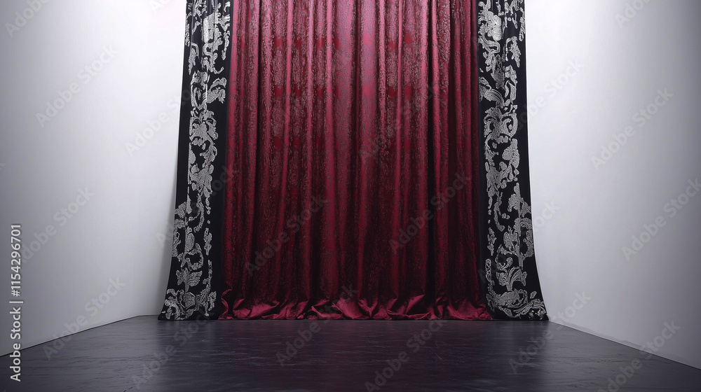 Photoshoot Backdrop Digital Backdrop | Fine Art Curtain Wall Textures ...