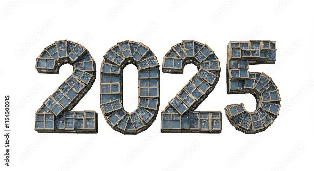 Illustration Stock 2025 decorated text, 2025 background, 2025 text ...