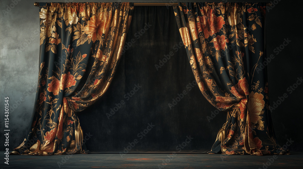 Photoshoot Backdrop Digital Backdrop | Fine Art Curtain Wall Textures ...