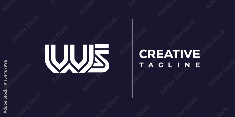 W and S logo design. WS abstract Letters Logo Monogram. This logo ...